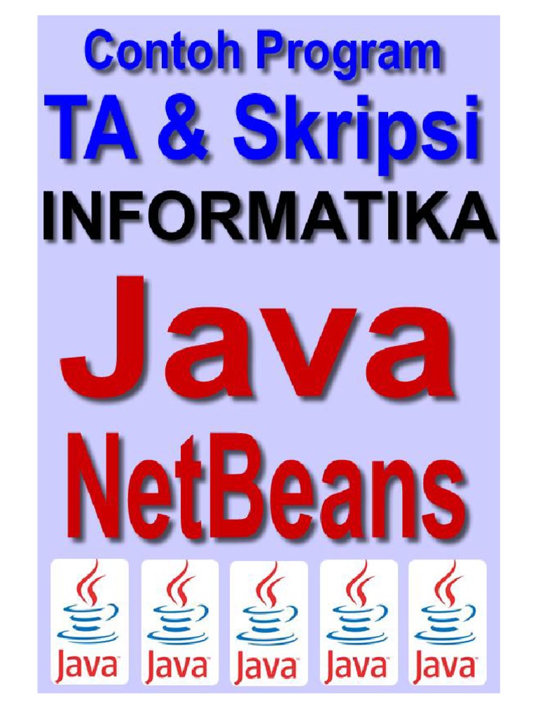 Contoh Program Java NetBeans Untuk Tugas Akhir | PDF
