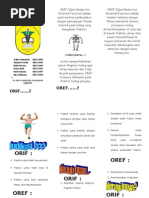 Pemahaman Post Operasi ORIF | PDF