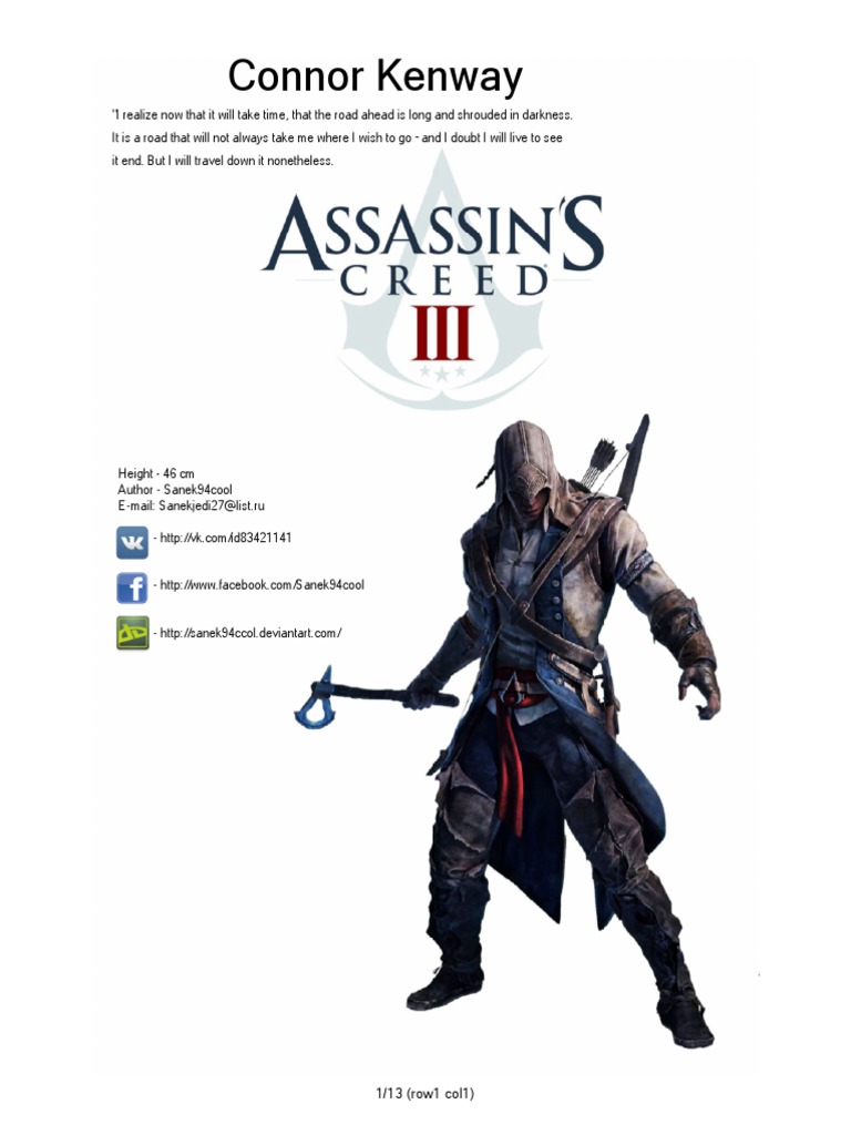 Connor Kenway's Journey | PDF | History