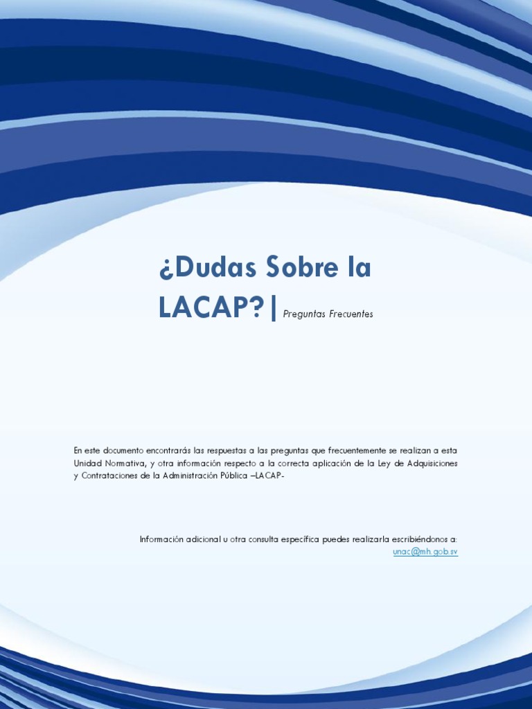 Preguntas Frecuentes LACAP | PDF