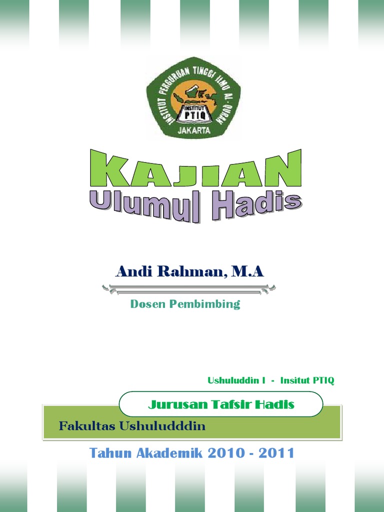 Buku Kajian Ulumul Hadis PDF | PDF | Kajian Bahasa Asing | Agama & Spiritualitas
