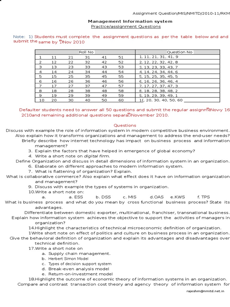 Management Information SystemQB | PDF | Information Age | Computing