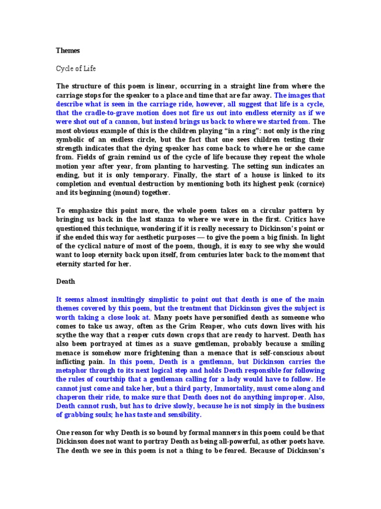 Themes Emily Dickinson | PDF