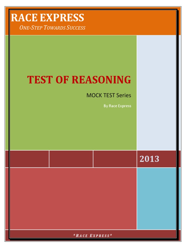 MOCK TESTS of Reasoning | PDF