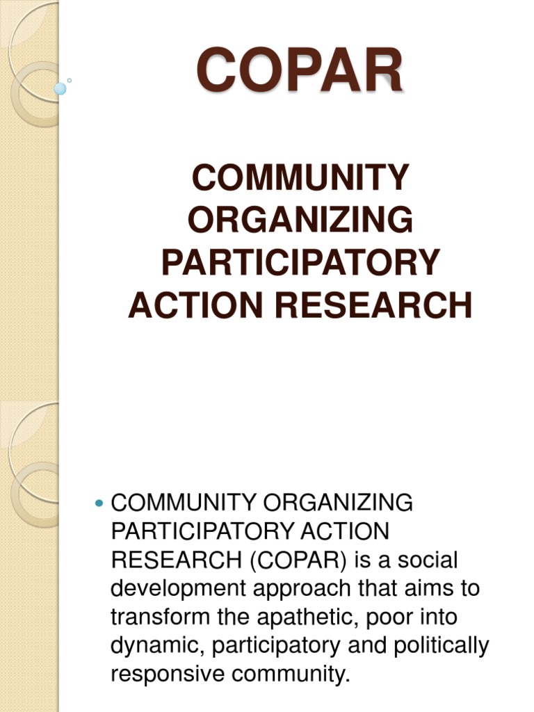 Copar: Community Organizing Participatory Action Research | Download ...