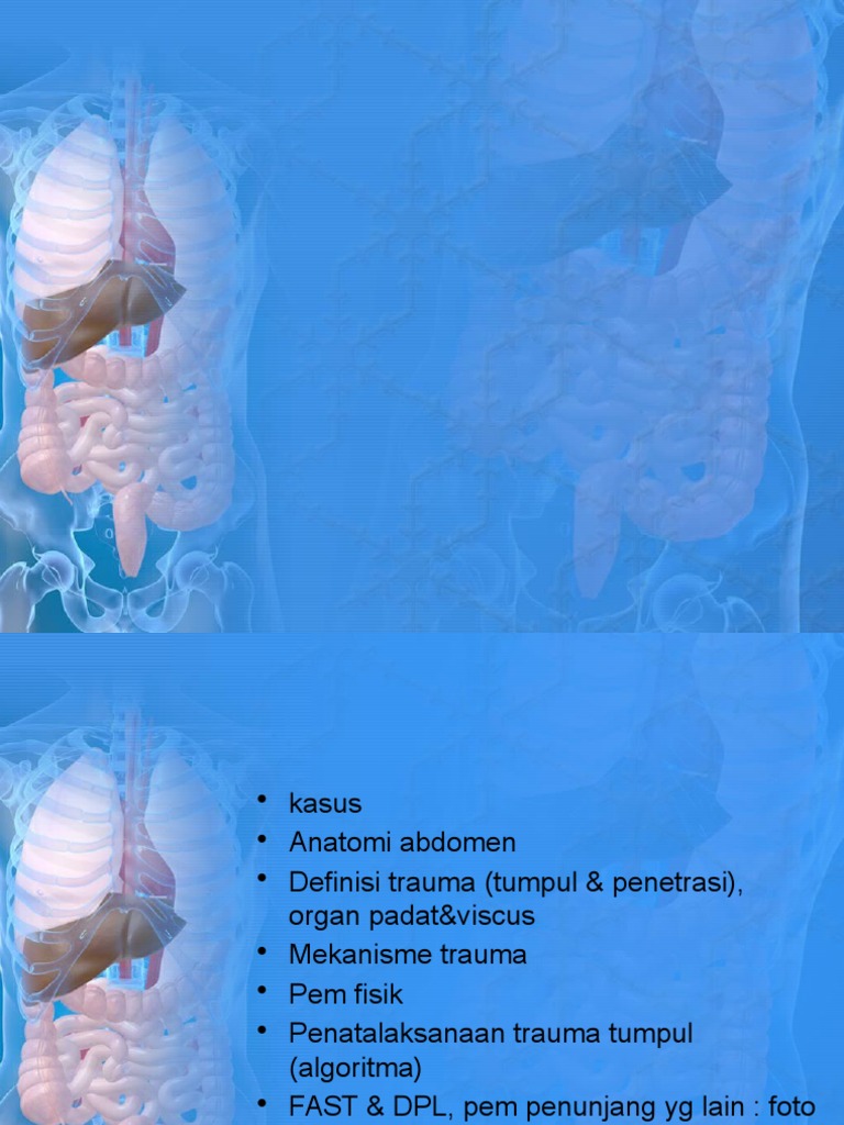 Trauma Tumpul Abdomen Organ Padat | PDF