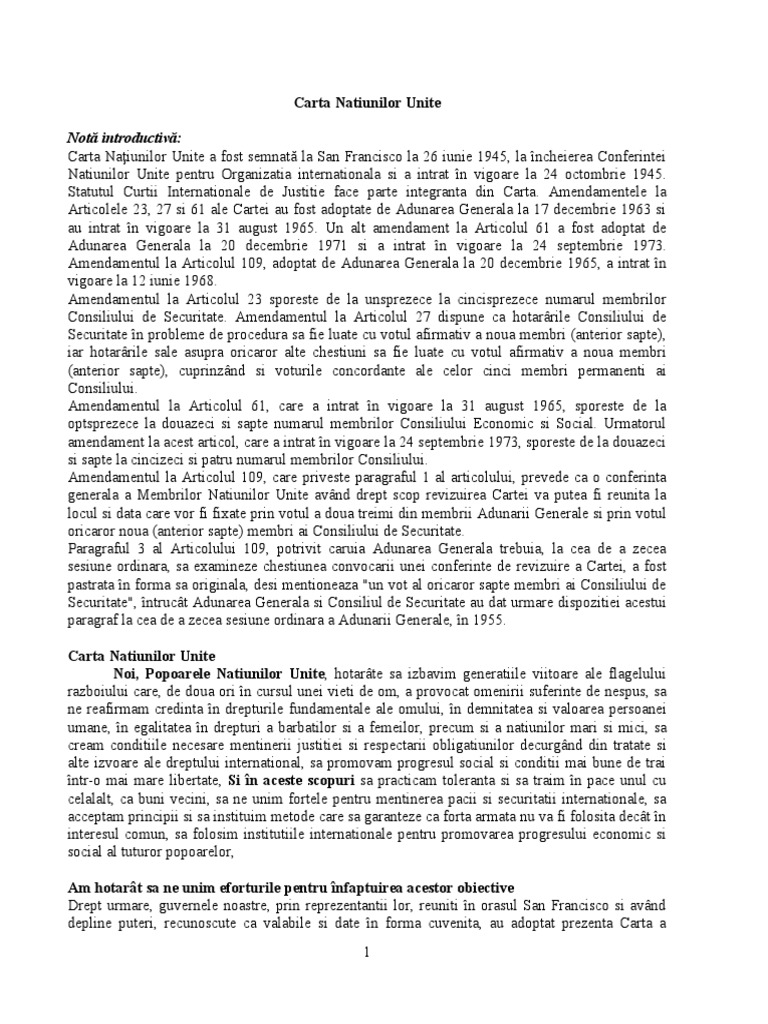 Carta ONU PDF | PDF