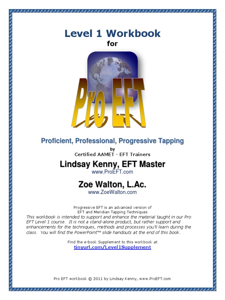 Level 1 Workbook For Pro Eft | PDF | Psychological Trauma | Anger