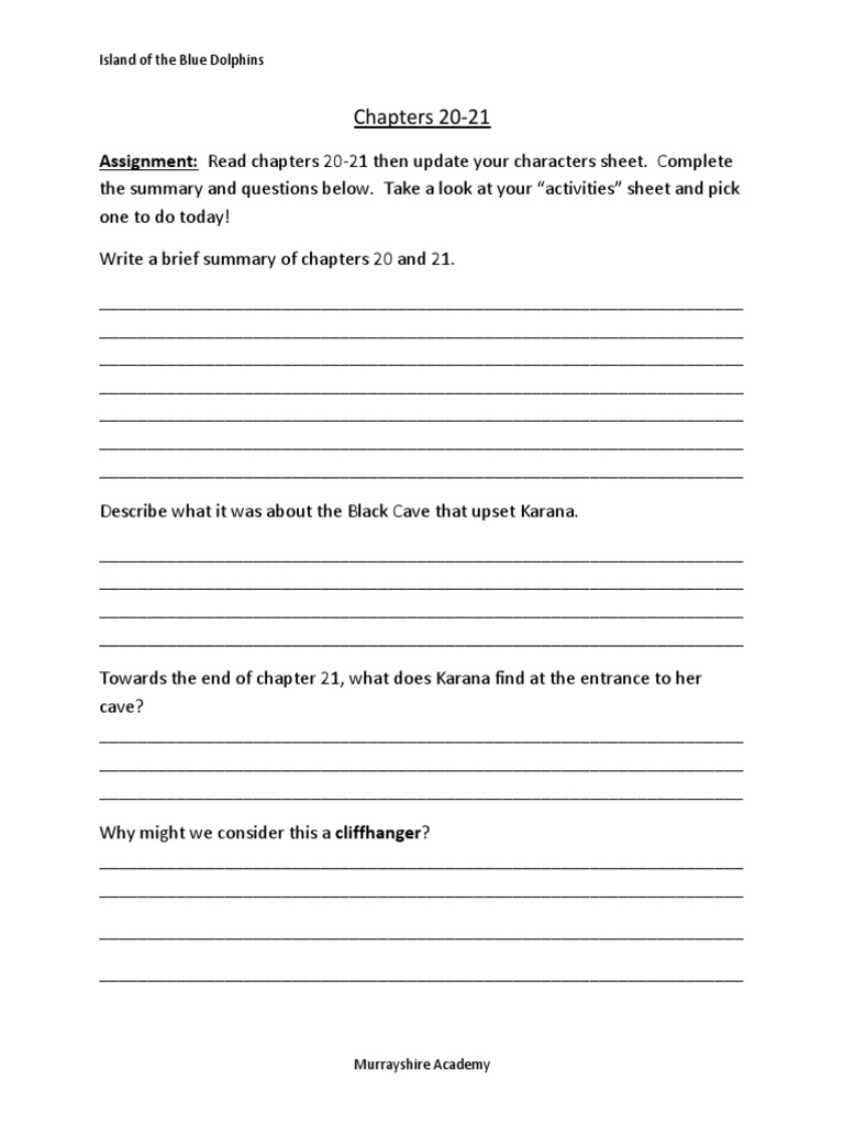 Student Reading Assignment | PDF