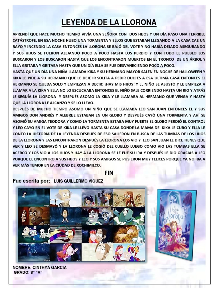 Leyenda de La Llorona | PDF | Arte