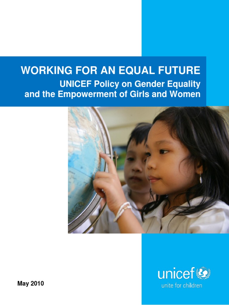 UNICEF Gender Policy 2010 | PDF | Gender Equality | Gender Studies