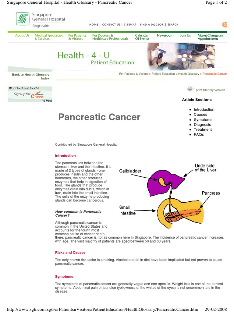 Health Guide | PDF | Pancreatic Cancer | Pancreas