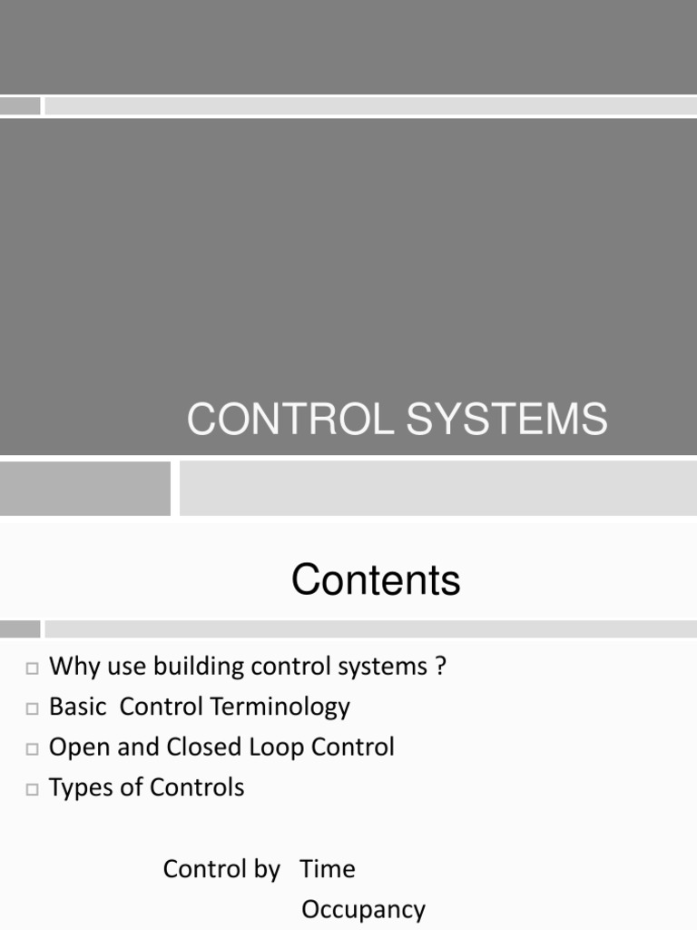 BMS 23 aug | Control System | Lighting