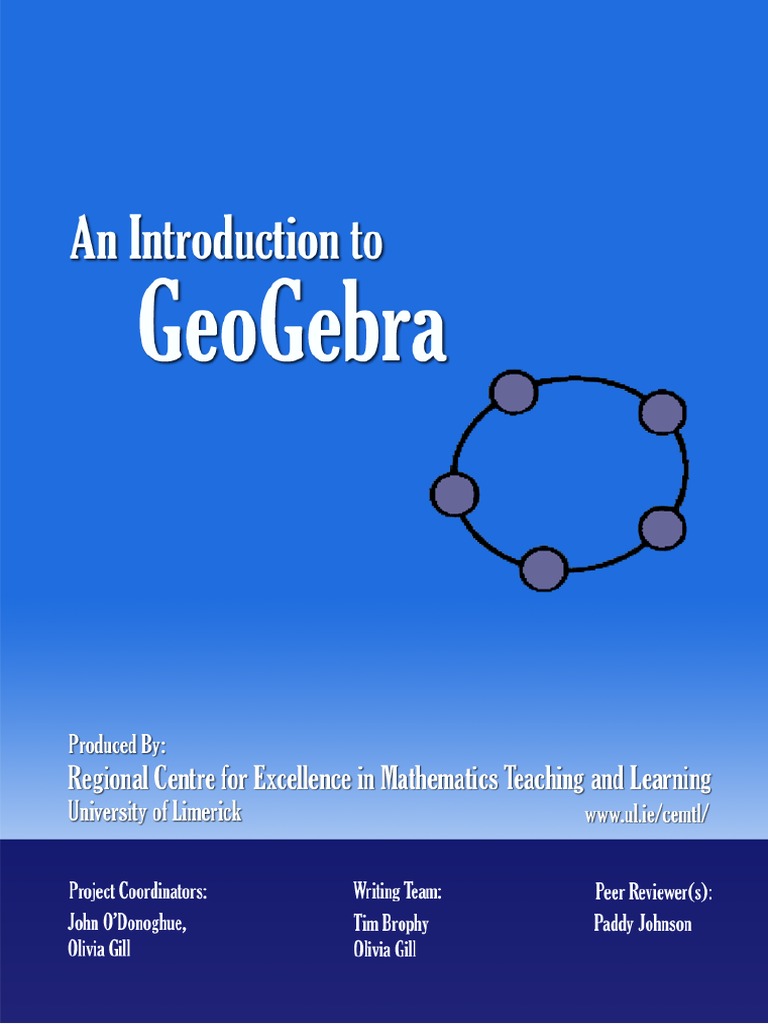 Geo Gebra | PDF | Circle | Perpendicular