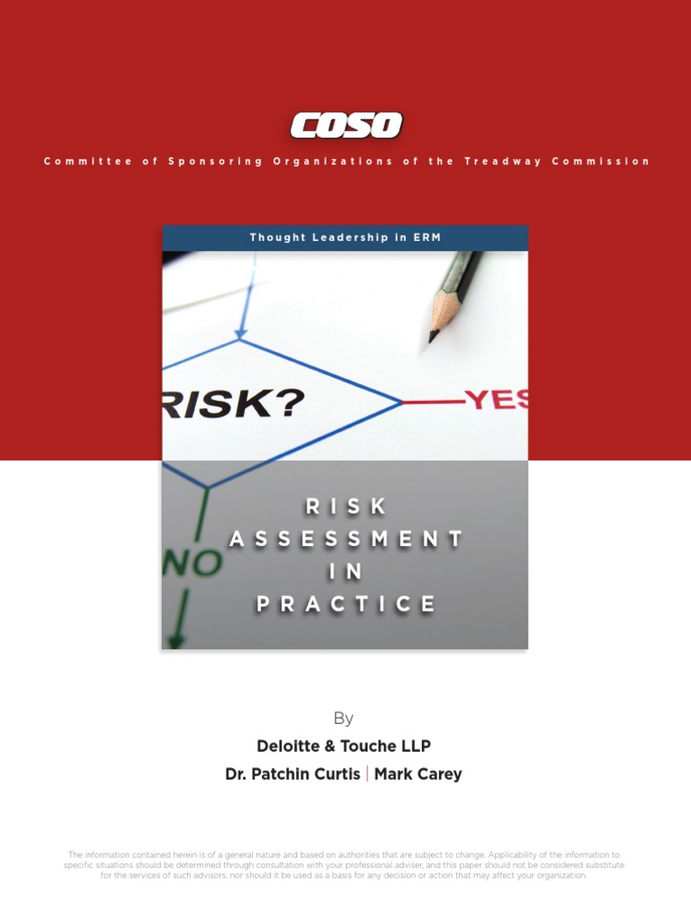 COSO-ERM Risk Assessment InPractice Thought Paper OCtober 2012 ...