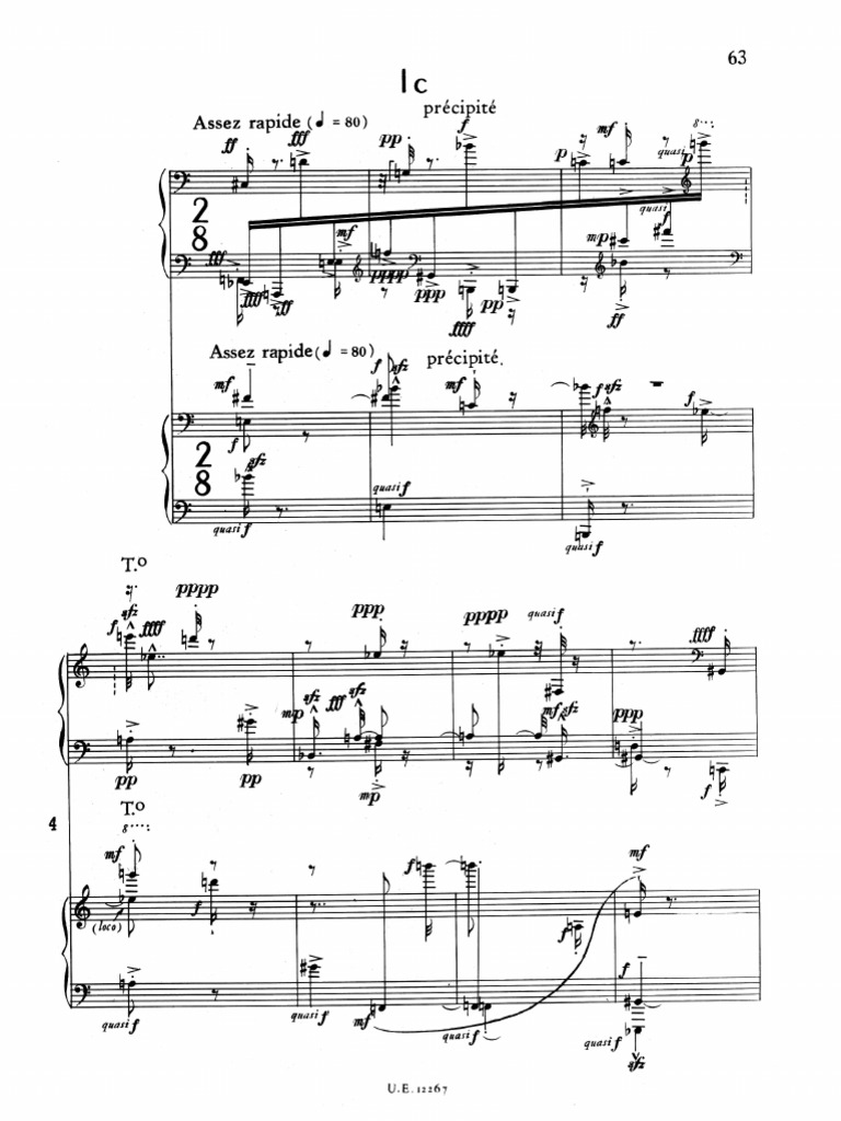 Boulez - Structures Ic | PDF