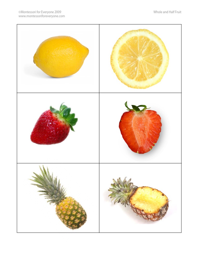 Fruta y Su Parte Partida. | PDF