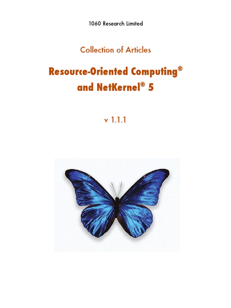 Resource Oriented Computing Netkernel Pdf Parsing Xml