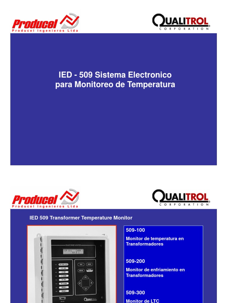 Monitor de Temperatura para Transformadores | PDF | Transformador ...