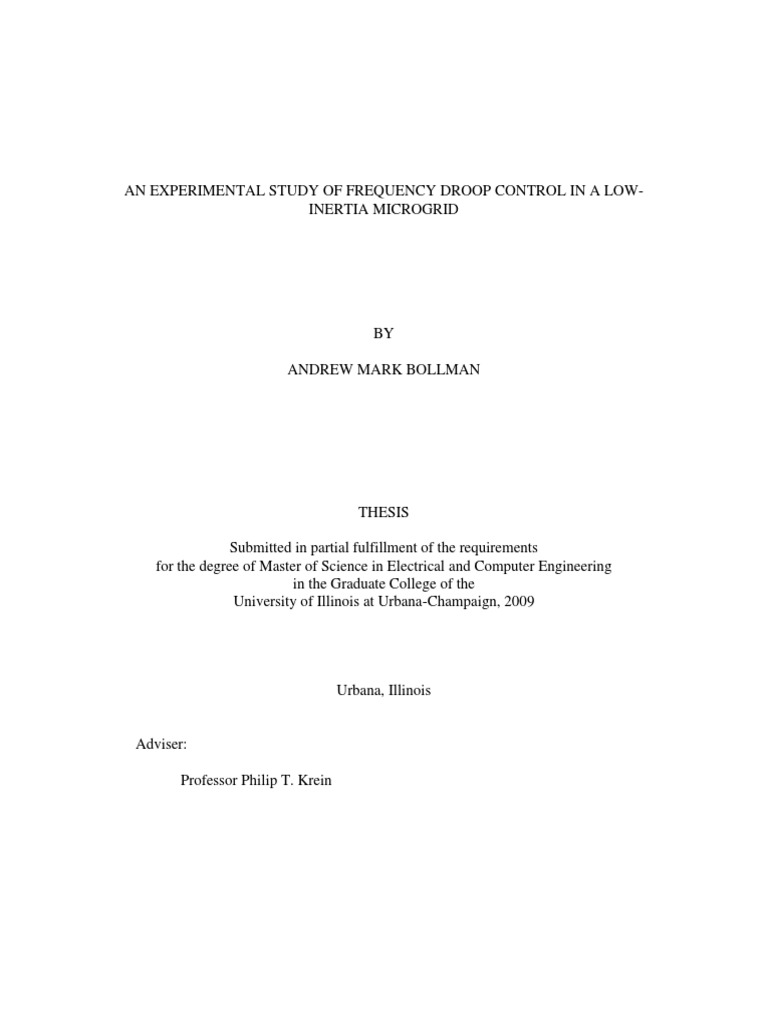 Generator Droop | PDF | Power Inverter | Distributed Generation