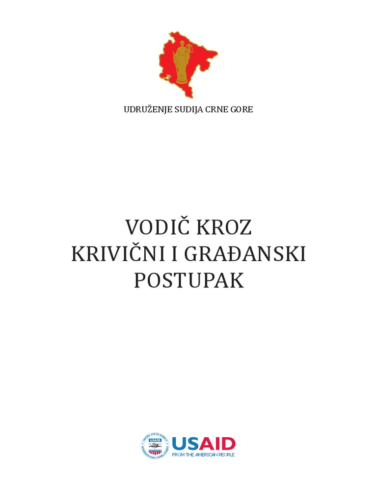 Vodic Kroz Krivicni I Gradjanski Postupak | PDF