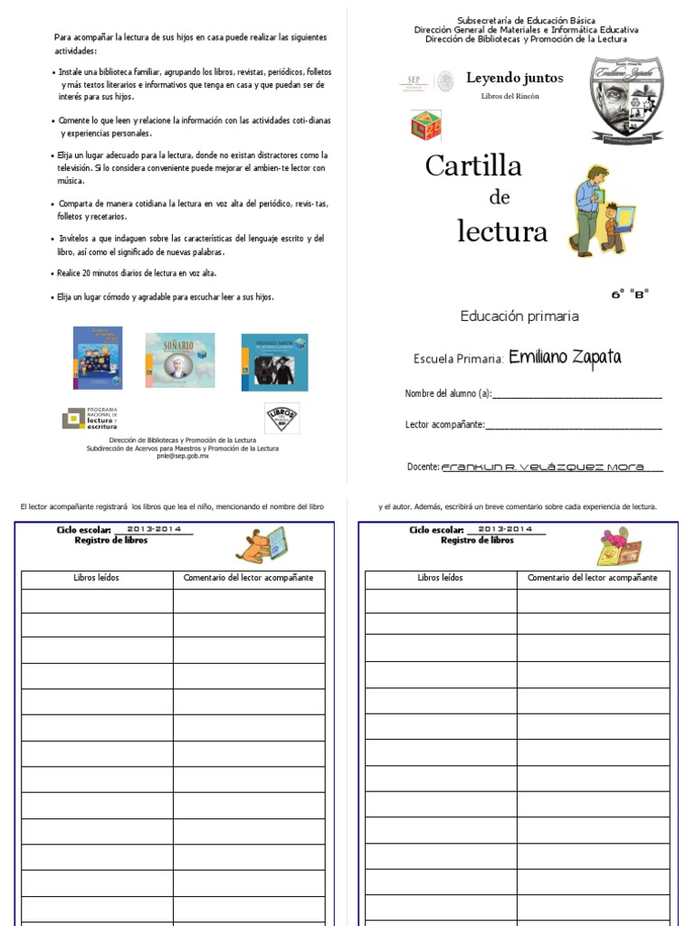 Guía para Fomentar la Lectura en Casa | PDF | Educación primaria ...