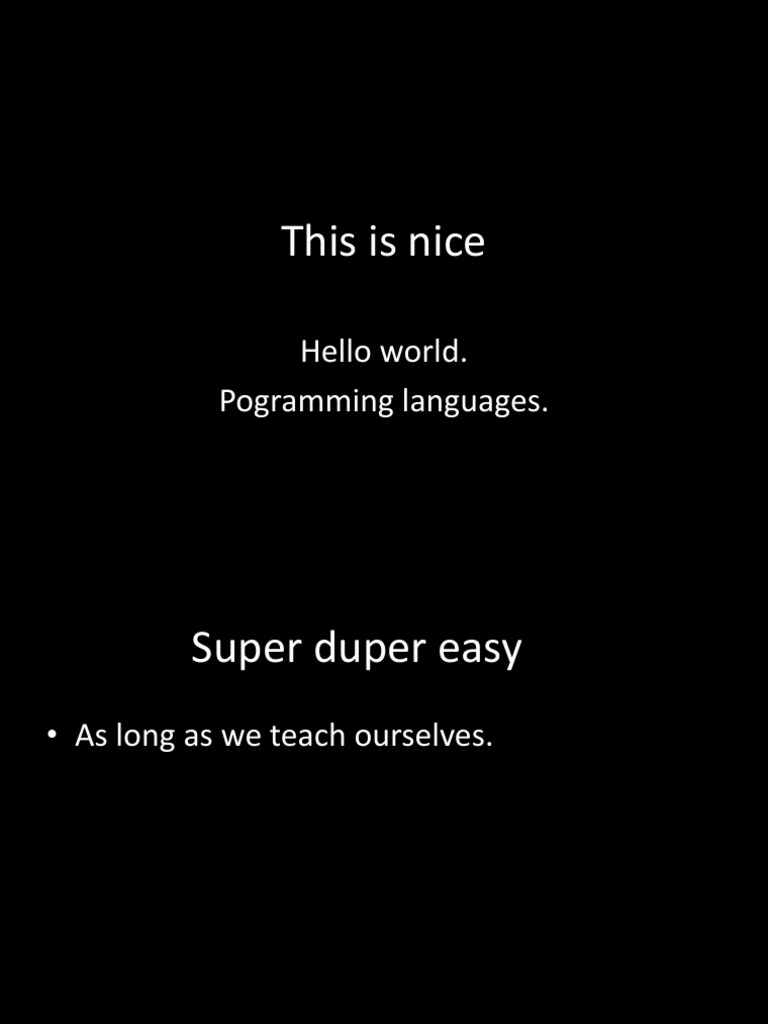 Easy Programming Guide | PDF | Language Arts & Discipline
