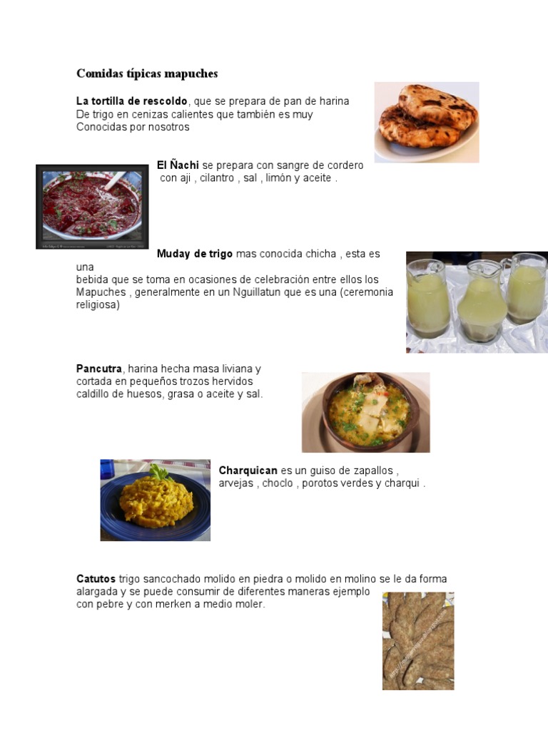 Comidas típicas mapuches | Cocina latinoamericana | Cocina de las Americas