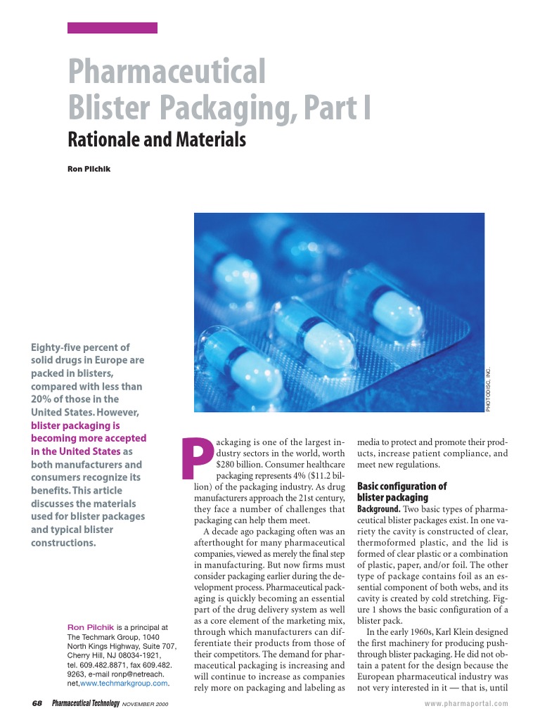 Pharmaceutical Blister Packaging Insights | PDF | Packaging And ...