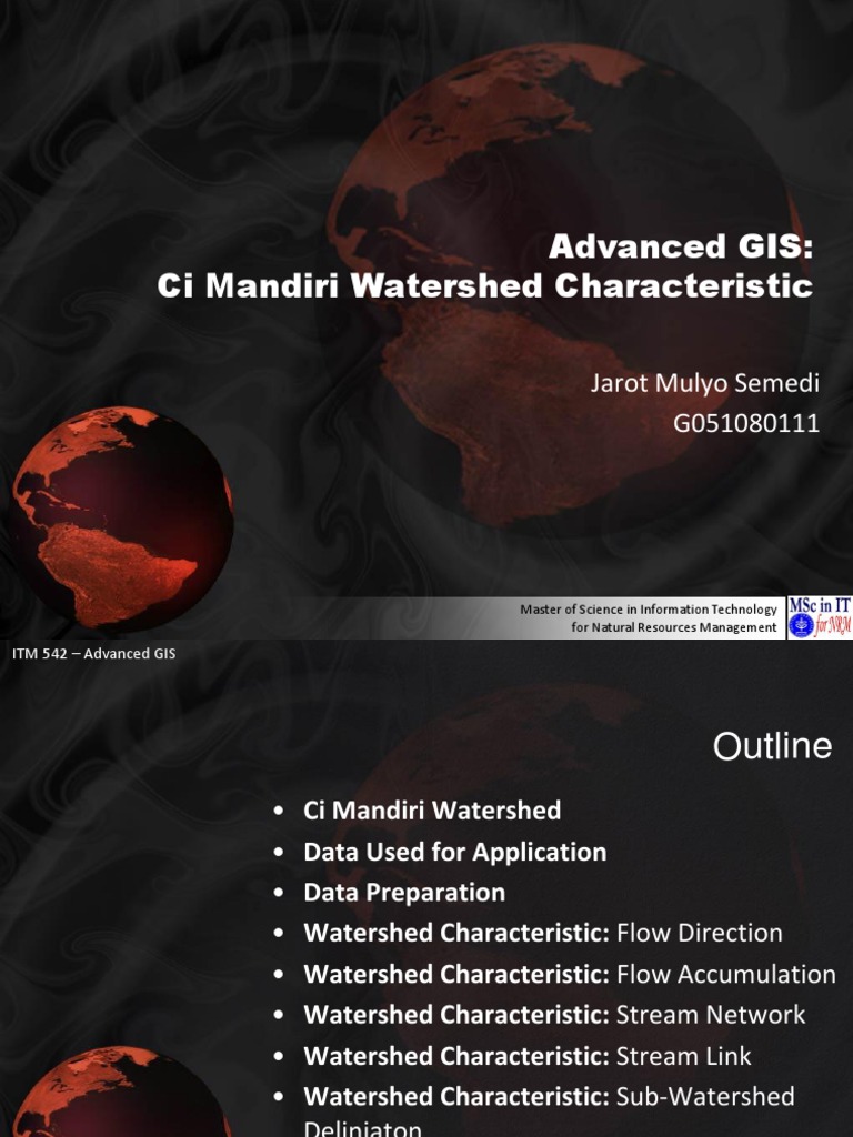 Advanced Gis Assignment Pdf Geographic Information System Stream 
