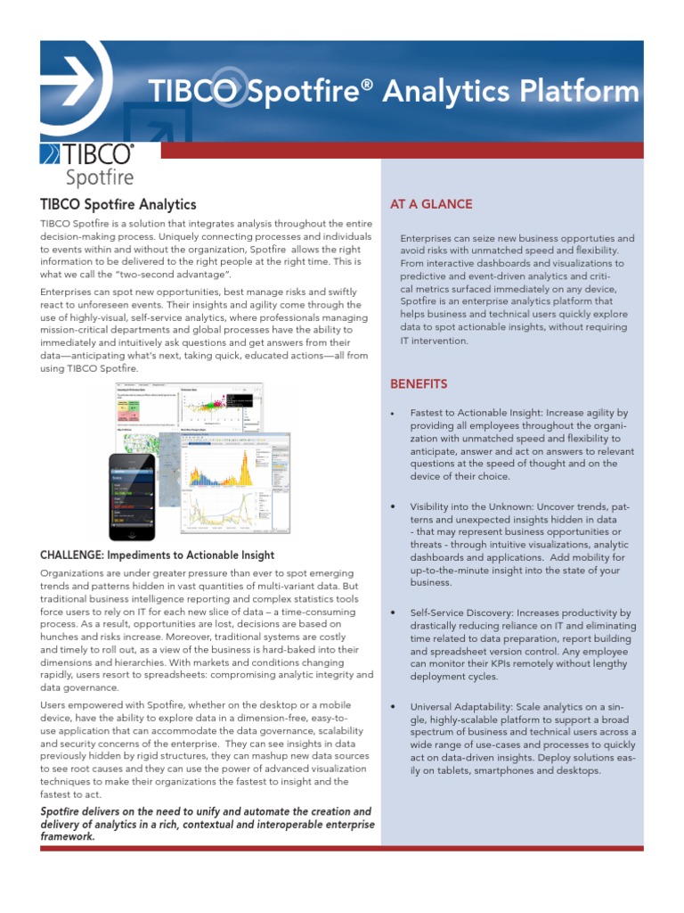 Spotfire Platform Overview | PDF | Analytics | Oracle Database