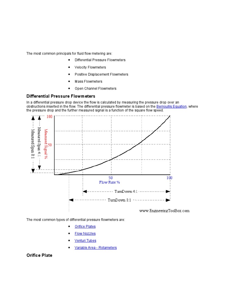 Flow Measurement Basic | PDF | Flow Measurement | Nozzle