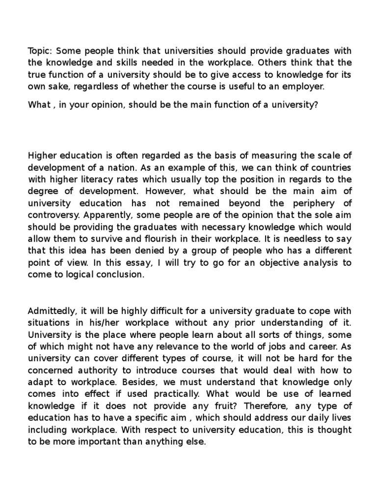 123.rtf | Opinion | Higher Education