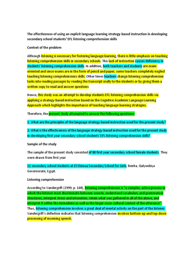 Conclusion | PDF | Reading Comprehension | Language Acquisition
