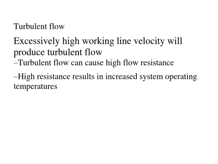 Effects of Turbulent Flow on Systems | PDF