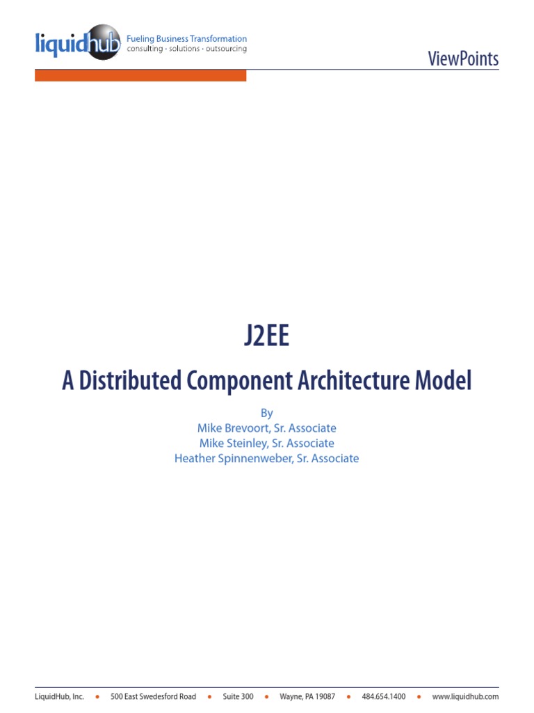 Horizons J2EE | PDF | Enterprise Java Beans | Java Server Pages