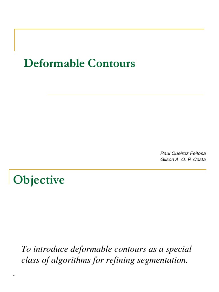 Aula 09. Deformable Contours | PDF | Pi | Maxima And Minima
