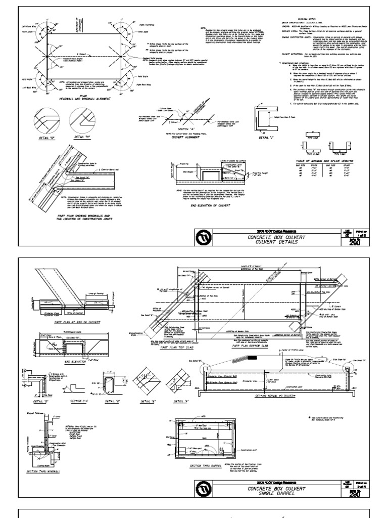 Culvert | PDF | Angle | Concrete