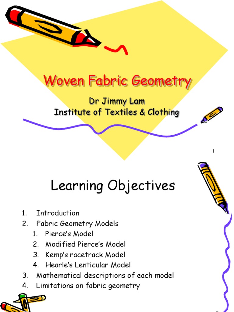 Fabric Geometry | PDF | Textiles | Shape