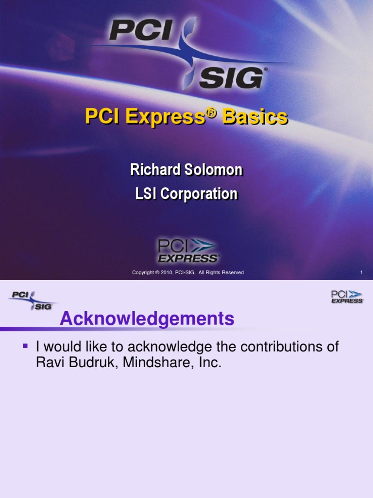 PCIe Basics | PDF | Computer Data | Electrical Engineering