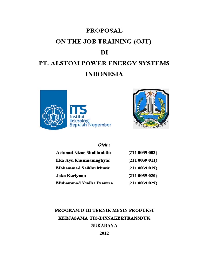 OJT Proposal for Engineering Students | PDF