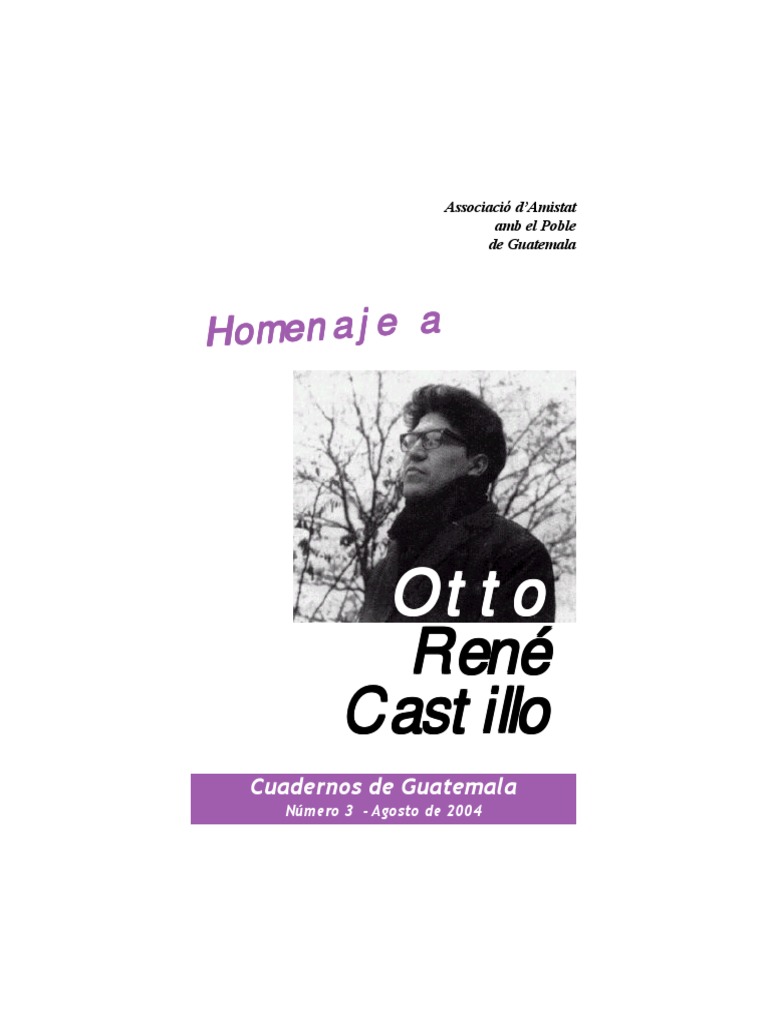 Otto Rene Castillo PDF | PDF | Guatemala | Guerra de guerrillas