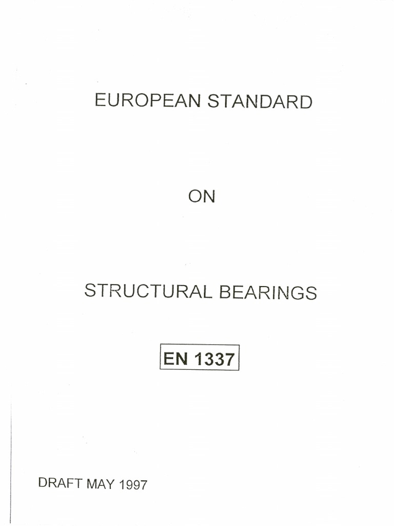 prEN 1337-1 PDF | PDF