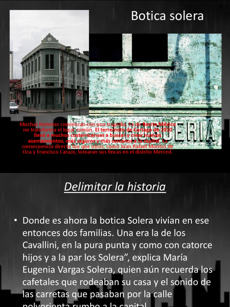 Historia y Restauración de Botica Solera | PDF | México