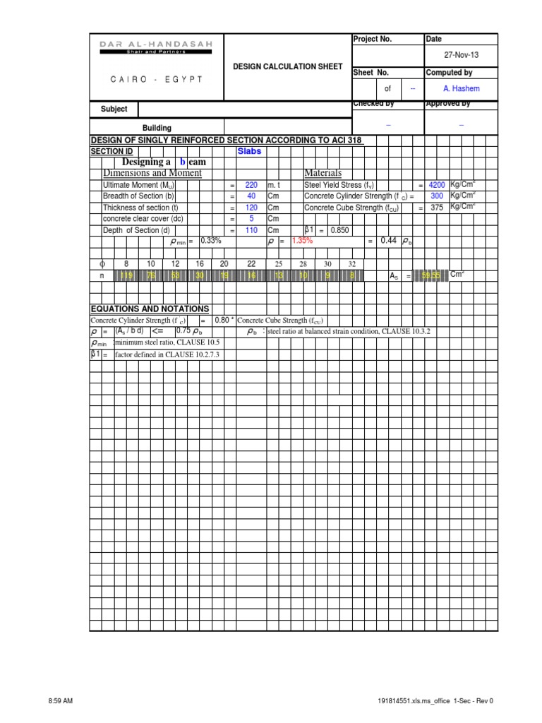 Aci Bend | PDF | Strength Of Materials | Concrete