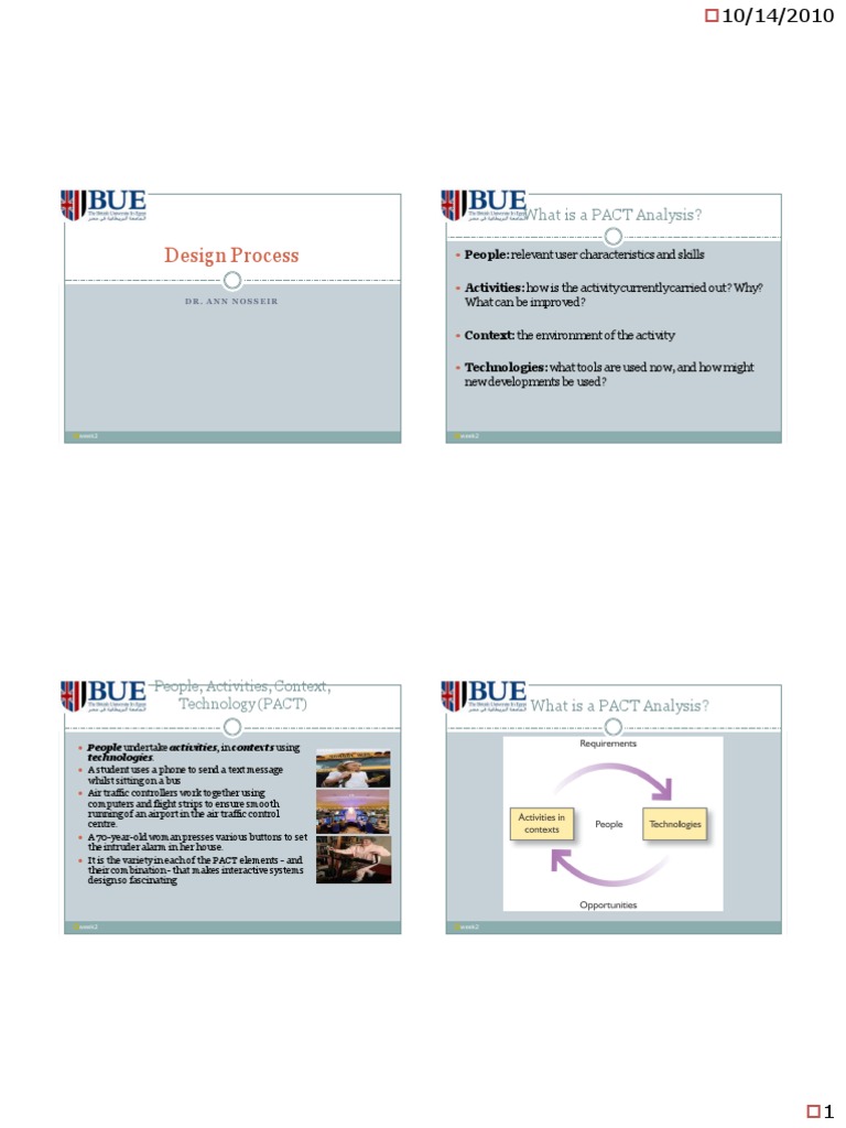 What is a PACT Analysis | PDF | Product Lifecycle | Software Development