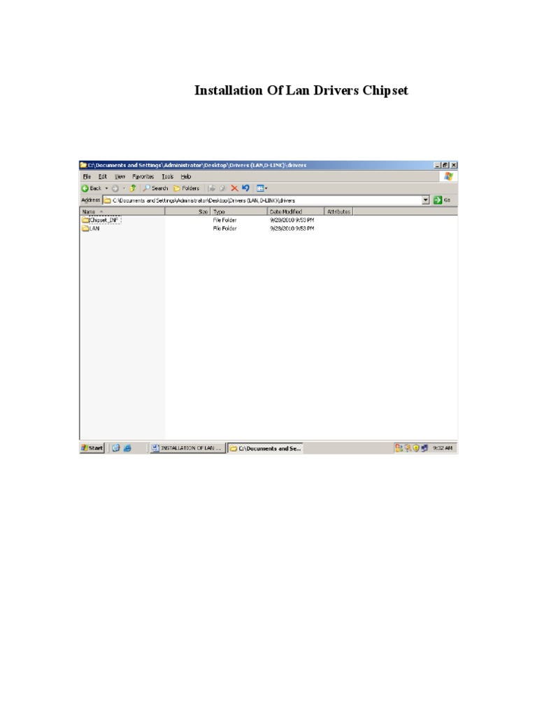 LAN Drivers Chipset Installation Guide | PDF
