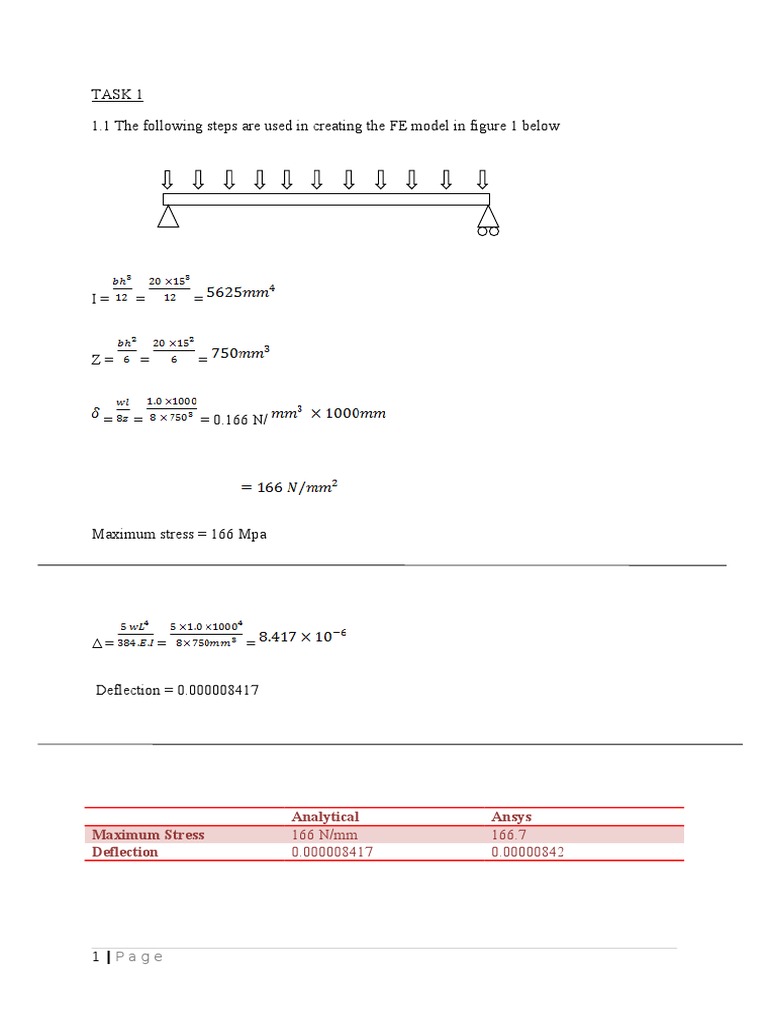 Ansys Assignment | Download Free PDF | Stress (Mechanics) | Building Engineering