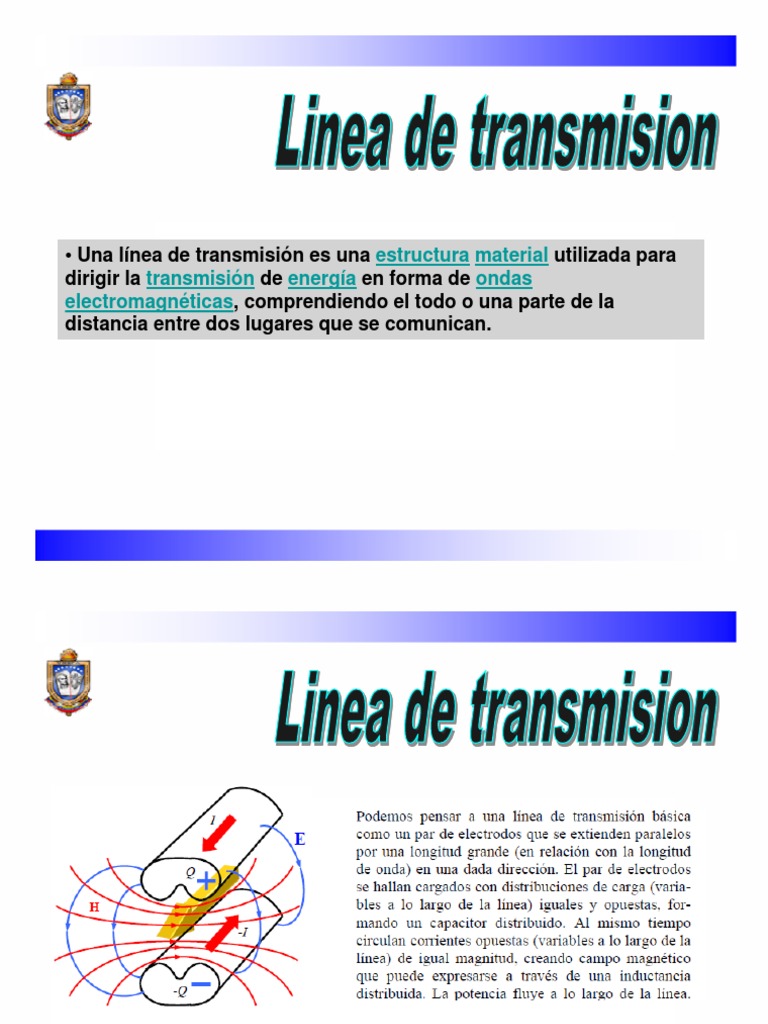 Lineas de Transmision UNEFA | PDF | Línea de transmisión ...