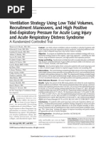 Mechanical Ventilation - Lessons From The ARDSNet Trial | PDF ...